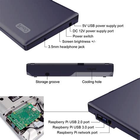 Mua Raspberry Pi 4 Model B Starter Kit Raspberry Pi 4b Laptop Crowpi2 Single Board Computer