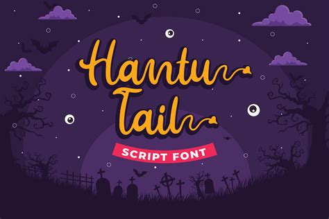 Hantu Tail Font Attype Studio FontSpace