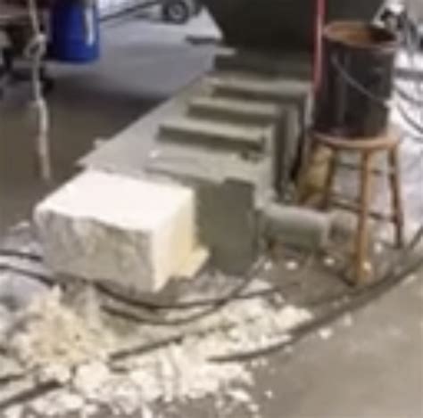 Styrofoam Compactor 3 Cylinder Densifier 10 X 14 Blocks For Sale Surplus Record