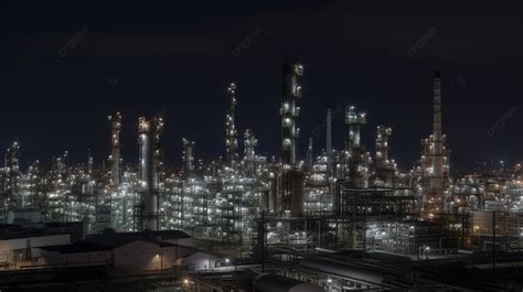 조명이 있는 밤의 대형 정유소 화학 공장 아사히 카본 니가타시 Hd 사진 사진 배경 일러스트 및 사진 무료 다운로드 Pngtree