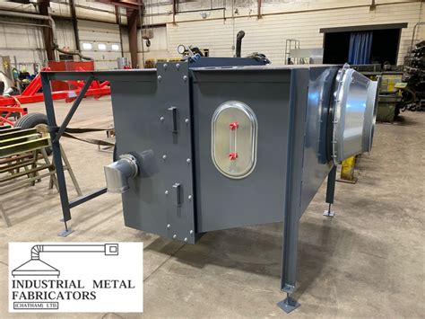 Custom Fabrication Airborne Oil Droplet Separator Drop Out Box