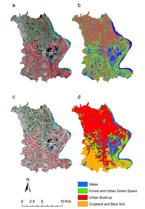 An Example Of The Object Based Classification Of The Urban Districts In Download Scientific