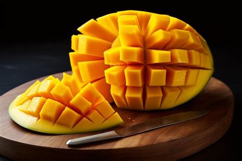 Premium Ai Image Mango And Slice