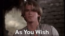 Princess Bride As You Wish S Tenor