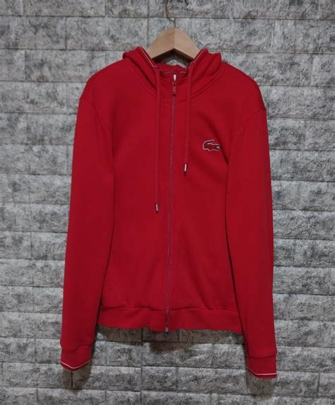 라코스테 기모 후드집업 95~100 공용 세컨웨어