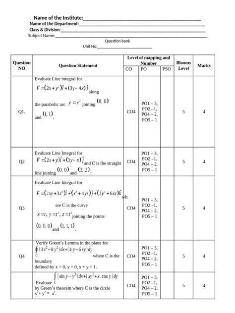 Question Bank Unit 5 Pdf Mathematical Objects Mathematical