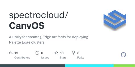 GitHub Spectrocloud CanvOS A Utility For Creating Edge Artifacts For Deploying Palette Edge