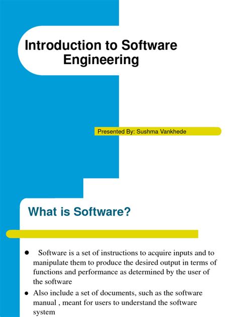 unit 1 introduction to software engineering pdf