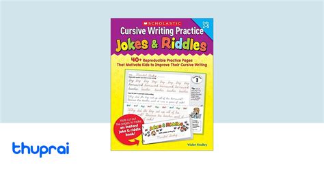 Buy Cursive Writing Practice Jokes And Riddles In Nepal Thuprai