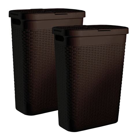 바스클립 세탁물 바구니 세트 40l 2p 브라운 코스트코 코리아