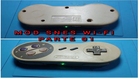 Mod Esp32 Blue Retro Controle Se Fio Super Nintendo Original Parte 01