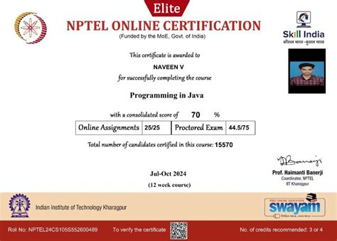 Naveen Vijayakumar On Linkedin Javacertification Programmingskills