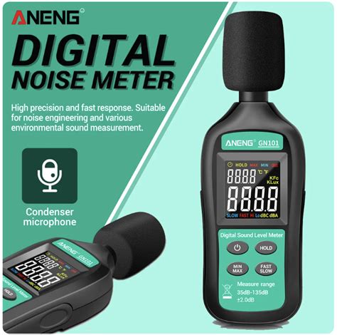 Aneng Gn101 Digital Noise Meter Robot Pi Shop