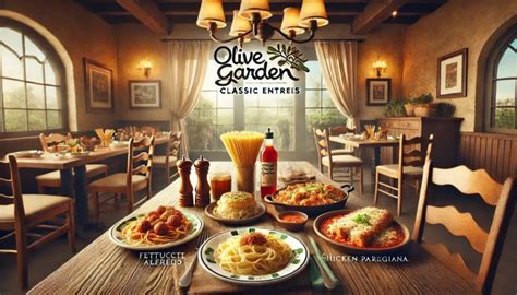 Olive Garden Classic Entrees 2026 Pasta And Chicken Dishes