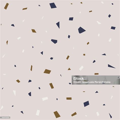 테라조 바닥재 벡터 차가운 색상의 매끄러운 패턴 천연석 화강암 석영 대리석 유리 및 콘크리트로 구성된 베네치아 스타일의 고전적인