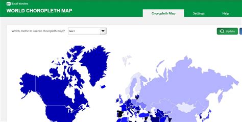World Choropleth Map Excel Template Data Visualization Tool For World Choropleth Map Excel Template Data Visualization Tool For