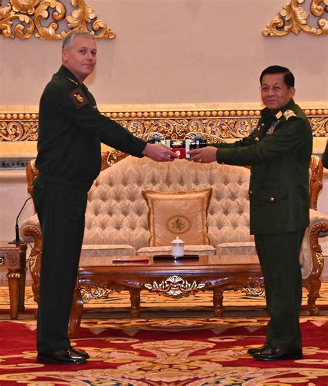 မြန်မာ ရုရှား နှစ်နိုင်ငံအကြား မဟာဗျူဟာမြောက် မိတ်ဖက်ဆက်ဆံရေး ပိုမို အားကောင်းစေရန်အပါအဝင် စစ်ဘက