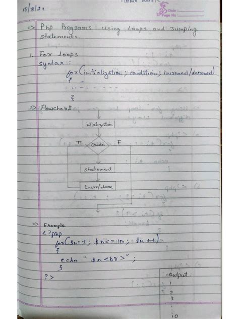 Php Loops Pdf