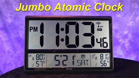 Doveet Jumbo Atomic Clock Youtube