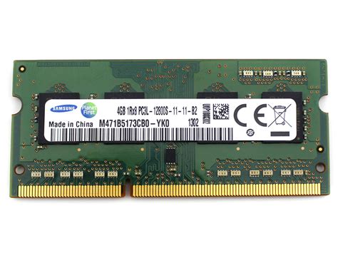 Samsung Ddr3 4gb 1rx8 Pc3l 12800s 11 11 B2 Ddr3 Sodimm Laptop Memory