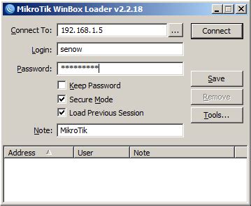 Lab Remote Mikrotik Via WinBox Telnet PuTTY Dan WebFig SenoW