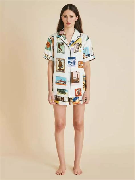 Custom Printed Pjs Womens Pjs Pattern Pjgarment China Pajama Factory