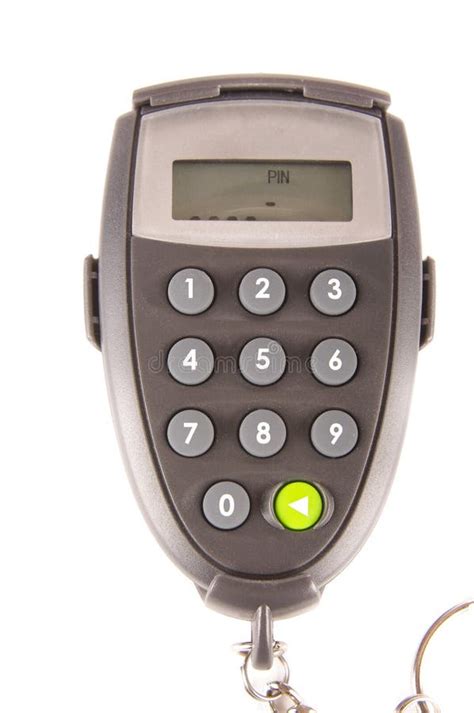 Digital Pin Code Generator Isolated On The White Background Stock Image Image Of Generator