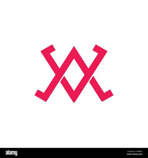 Letter Av Linked Overlap Logo Vector Stock Vector Image And Art Alamy