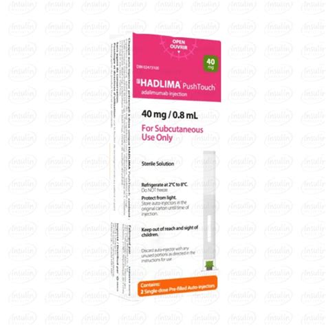 Hadlima Adalimumab Price Usage Side Effects Insulin Outlet