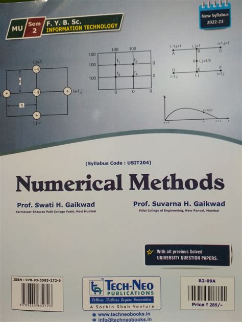 Tech Neo Numerical Methods Mu Bookwalas