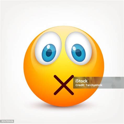파란 눈을 가진 웃는 이모티콘 노란 얼굴 감정입니다 얼굴 식입니다 3d 현실 이모티콘입니다 슬픈 행복 화난 얼굴입니다 재미 있는 만화 캐릭터입니다 Moodvector 그림