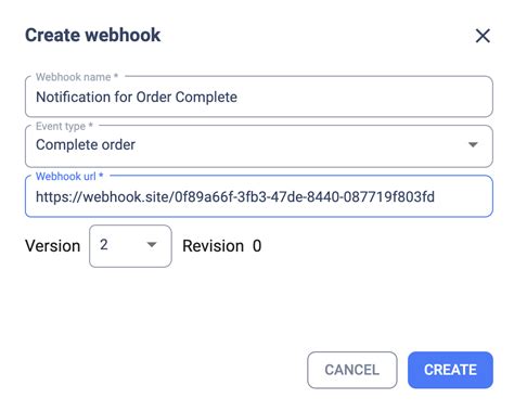 Setup A Webhook In Operations