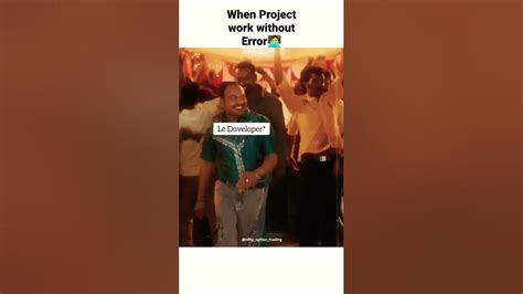 When Code Work Without Any Error Coding Viral Codingmemes Codinglife Shorts Youtube