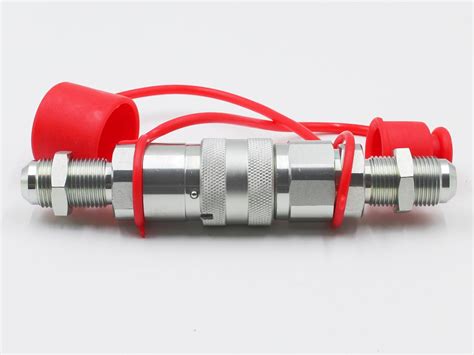 Flat Face Hydraulic Quick Connect Couplers 12 Body 34 Jic