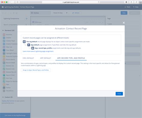 lightning app builder
