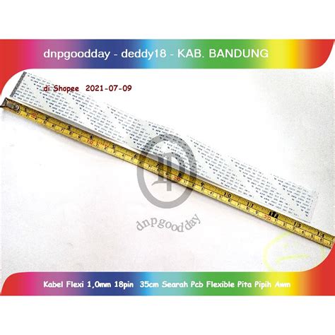 Jual Kabel Flexi Mm Pin Cm Searah Pcb Flexible Pita Pipih Awm Shopee Indonesia