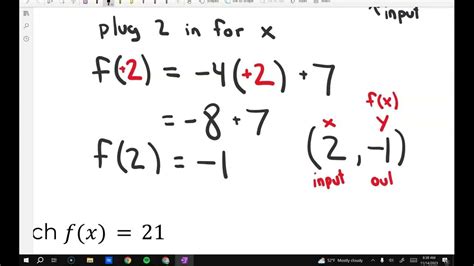 3 3 Function Notation Youtube