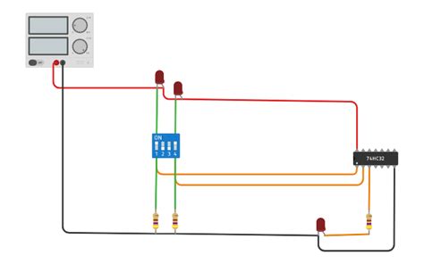 Circuit Design Or Simulacion 3 Tinkercad