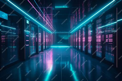 premium ai image cloud technology server room futuristic cyber a