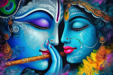 Premium Photo Hindu God Radha Krishna Wallpaper