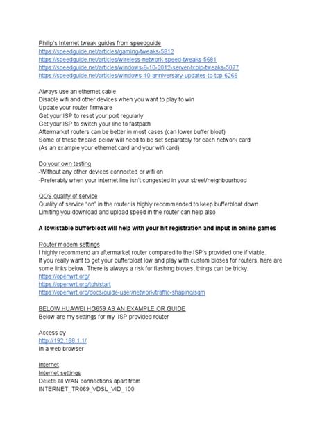 1 Router Modem Optimization Pdf Router Computing Internet