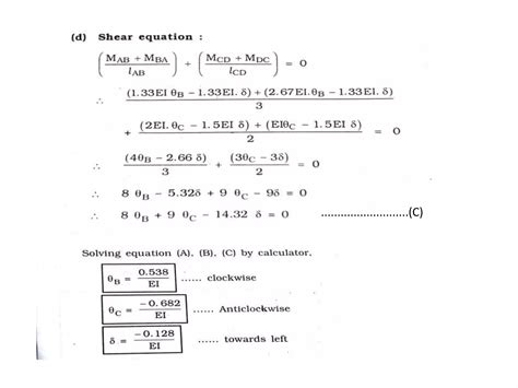 Analysis Of Frames Using Slope Deflection Method Pptx