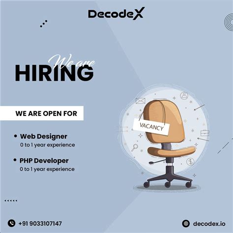 decodex infotech on linkedin hiring phpdeveloper webdesigner