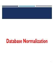 Understanding Functional Dependencies and Database Normalization | Course Hero