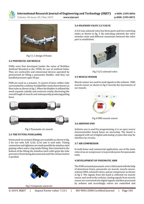 Irjet Development Of Artificial Arm Using Pneumatic Artificial Muscle