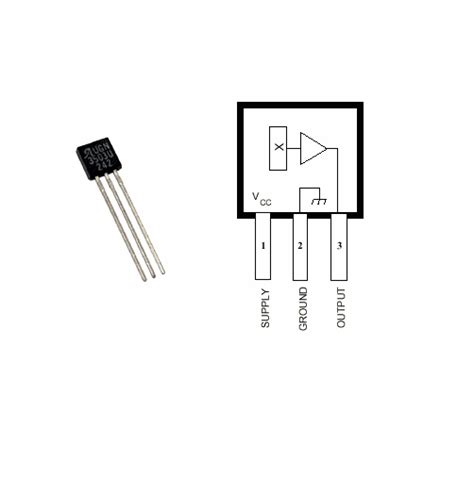 Ugn3503 Hall Effect Sensor Ic Magnetic Sensor Ic Uge Electronics Egypt