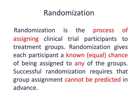 Randomisation Techniques Pdf
