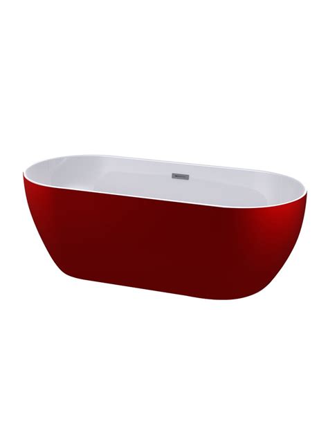Cowley Free Standing Red Bath One Piece Mm