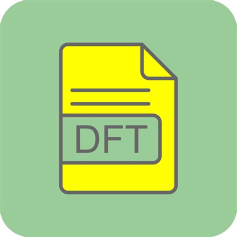 Dft File Format Filled Yellow Icon 44060291 Vector Art At Vecteezy